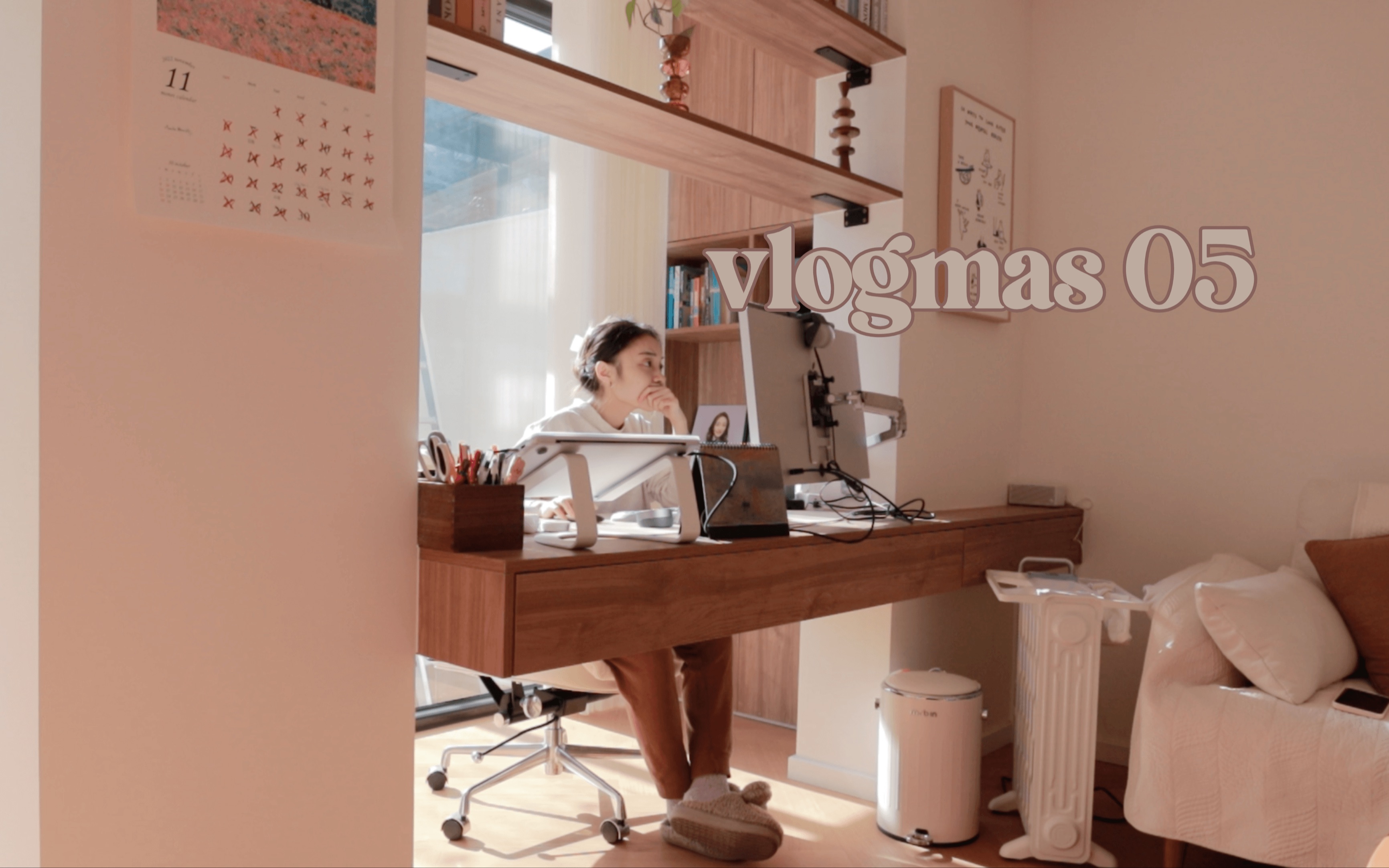 「vlogmas 05」二十六岁独居线上工作者的一天｜阳光｜咖啡｜美食-Janine_LEE-Janine_LEE-哔哩哔哩视频