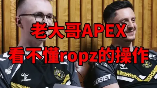 aPEX 接受不了 ropz 的某些行为 CS2 CS:GO_游戏热门视频