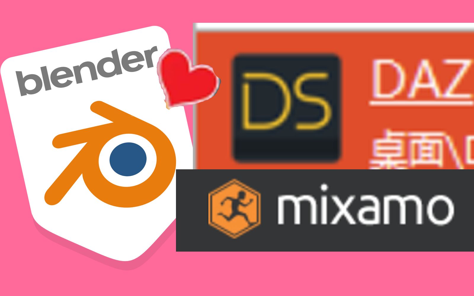 blender用daz人物用mixamo动作【blender插件】【rig-GNS】_哔哩哔哩_bilibili