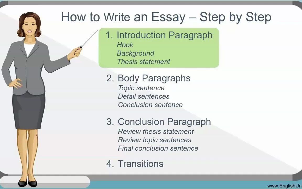 How to Write an Essay Part 1 - Introduction Paragraph_哔哩哔哩 (゜-゜)つロ 干杯 ...