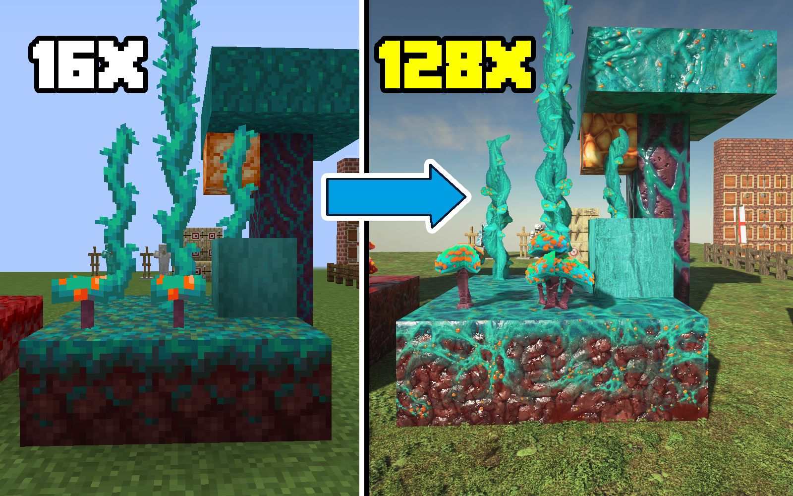 【Minecraft】Faithful 128x 材质包(附链接)