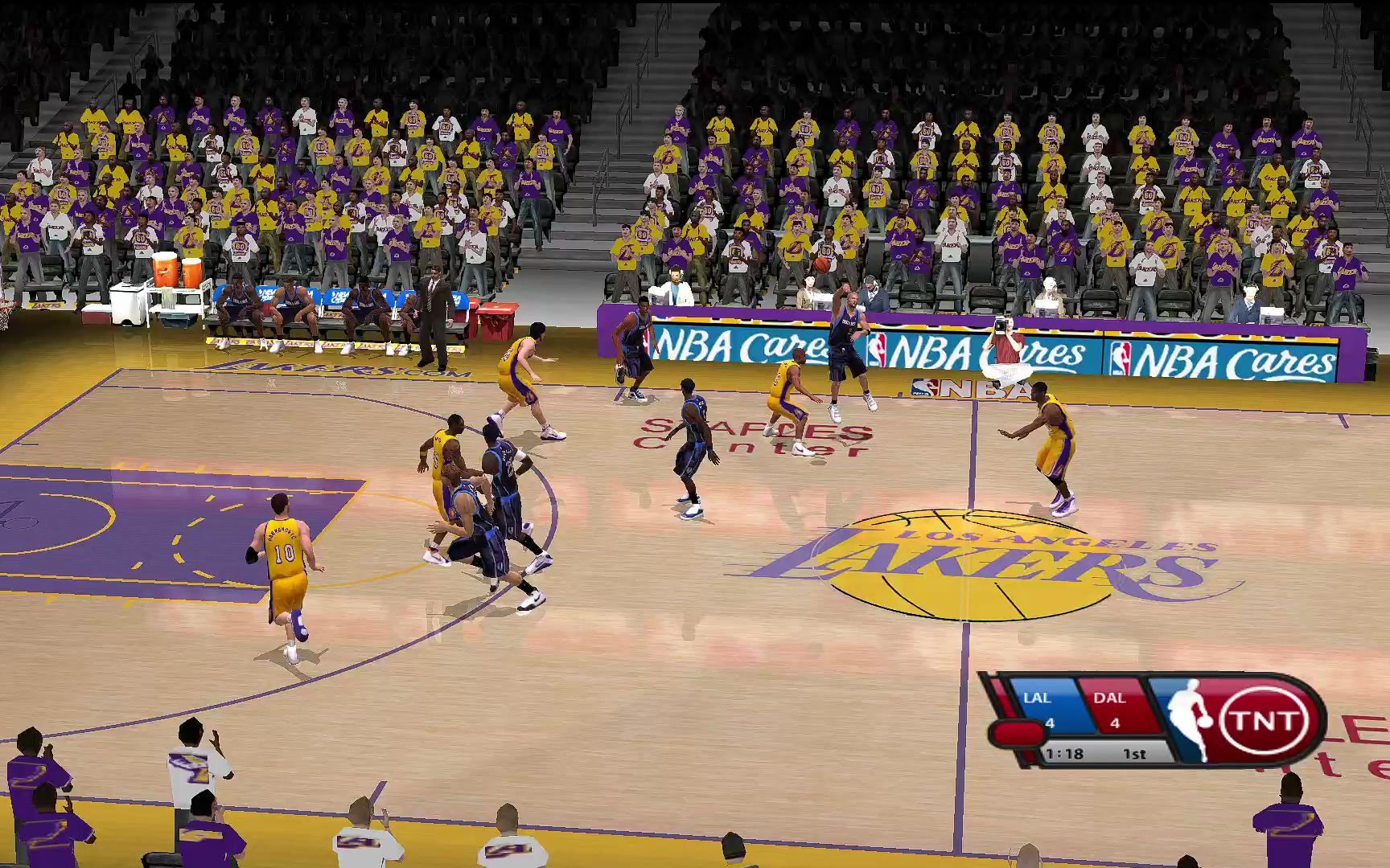 NBA LIVE 2005 PC版 - 湖人VS小牛_哔哩哔哩bilibili