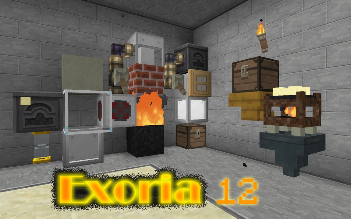 我的世界《超难魔改包Exoria多模组生存Ep12 冷凝一套》Minecraft 安逸菌解说_哔哩哔哩_bilibili