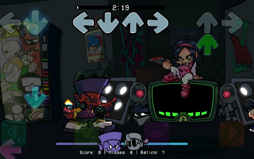 【FNF模组】Darnell vs bf high effort_音游热门视频