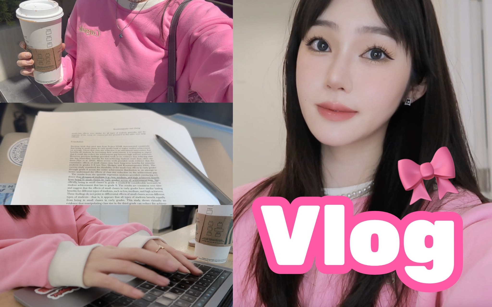 Vlog｜跟我在UCLA过高效的一天｜学习+工作 连轴转-Zoey_ZYi-Zoey_ZYi-哔哩哔哩视频