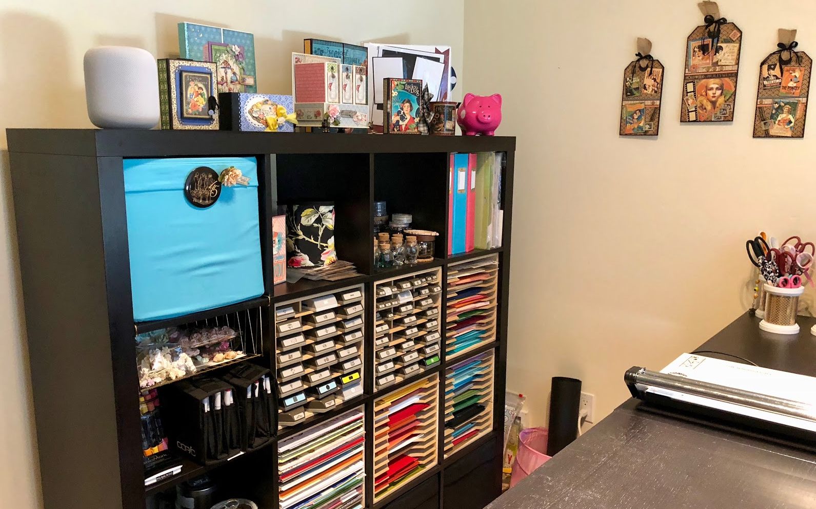 【工作室系列】Ginger Ropp的手工工作室Craft Room Tour_哔哩哔哩 (゜-゜)つロ 干杯~-bilibili