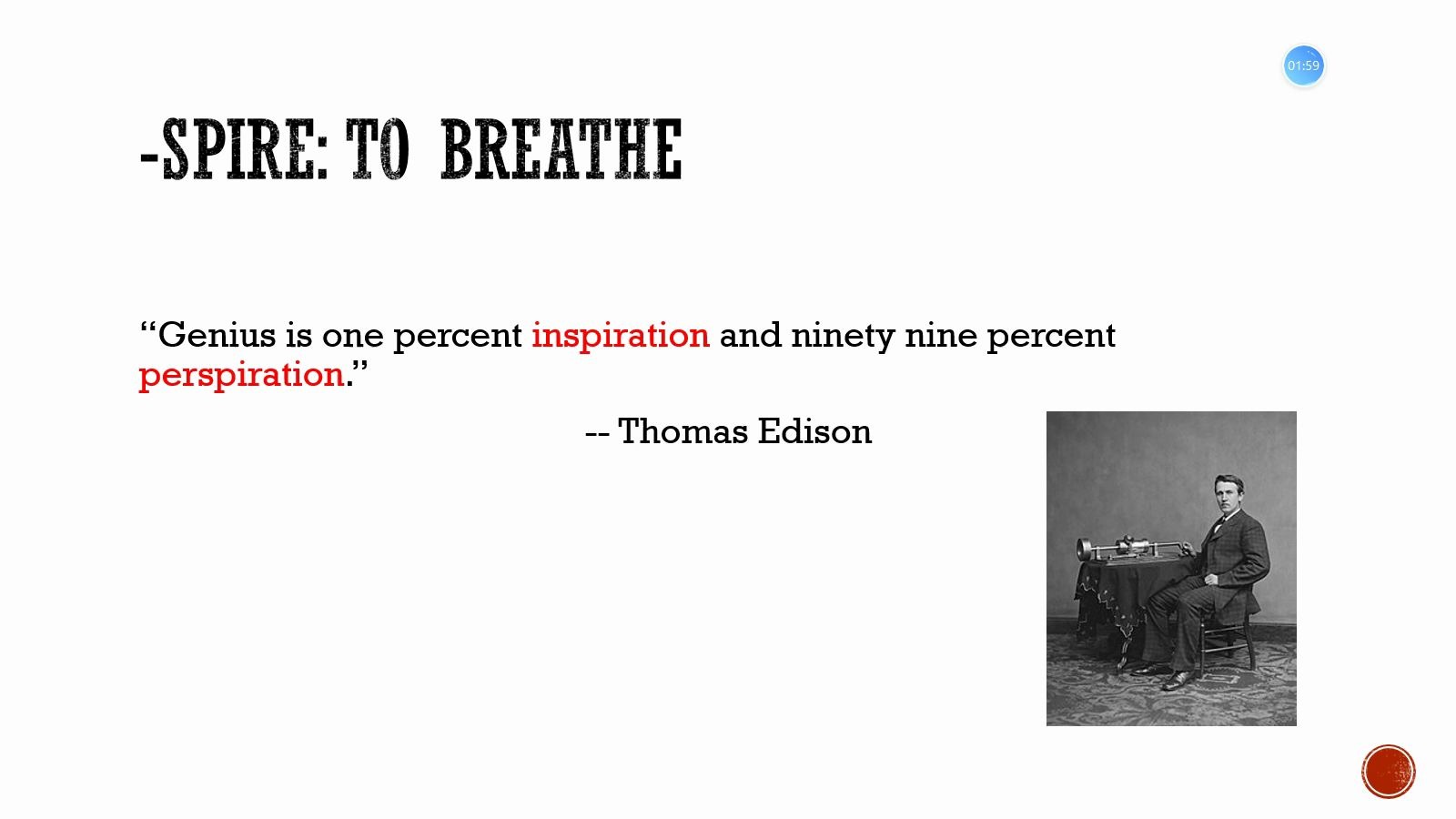 #1 -spire 天才是1%的灵感和99%的汗水 通过spire看inspire和perspire_哔哩哔哩_bilibili