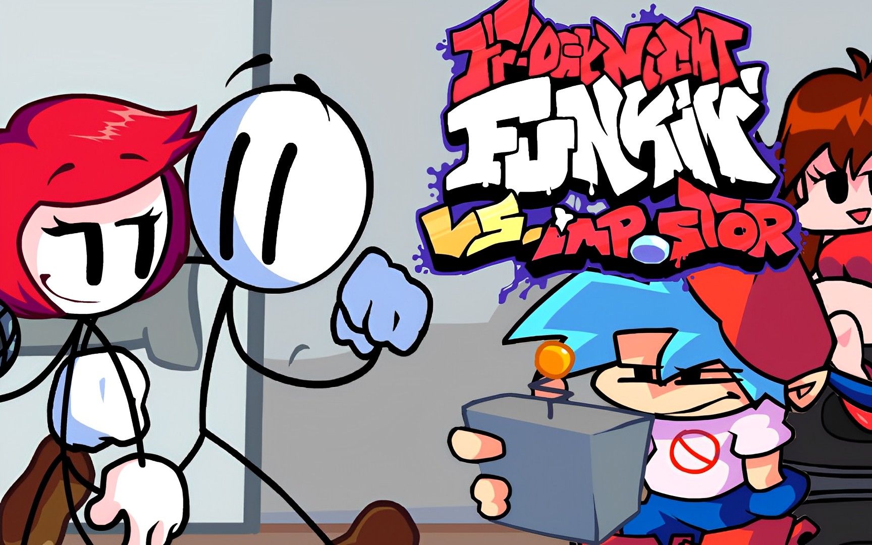 [FNF]Vs Imposter v4 Week 7(粉+灰'内鬼')