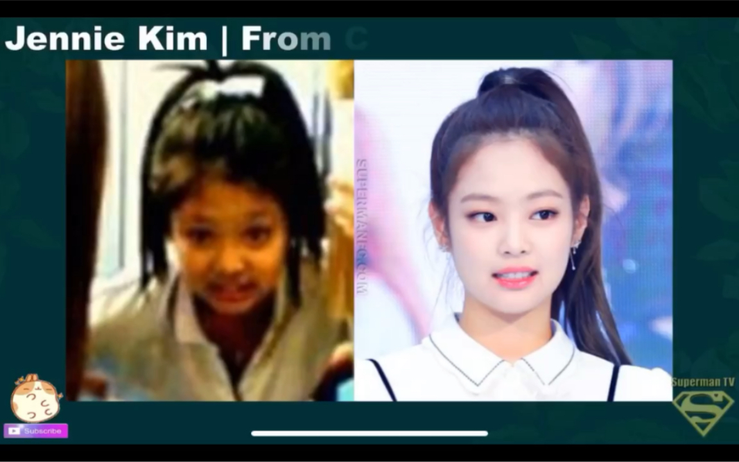 【Jennie Kim】5岁到21岁 样貌公开！_哔哩哔哩_bilibili