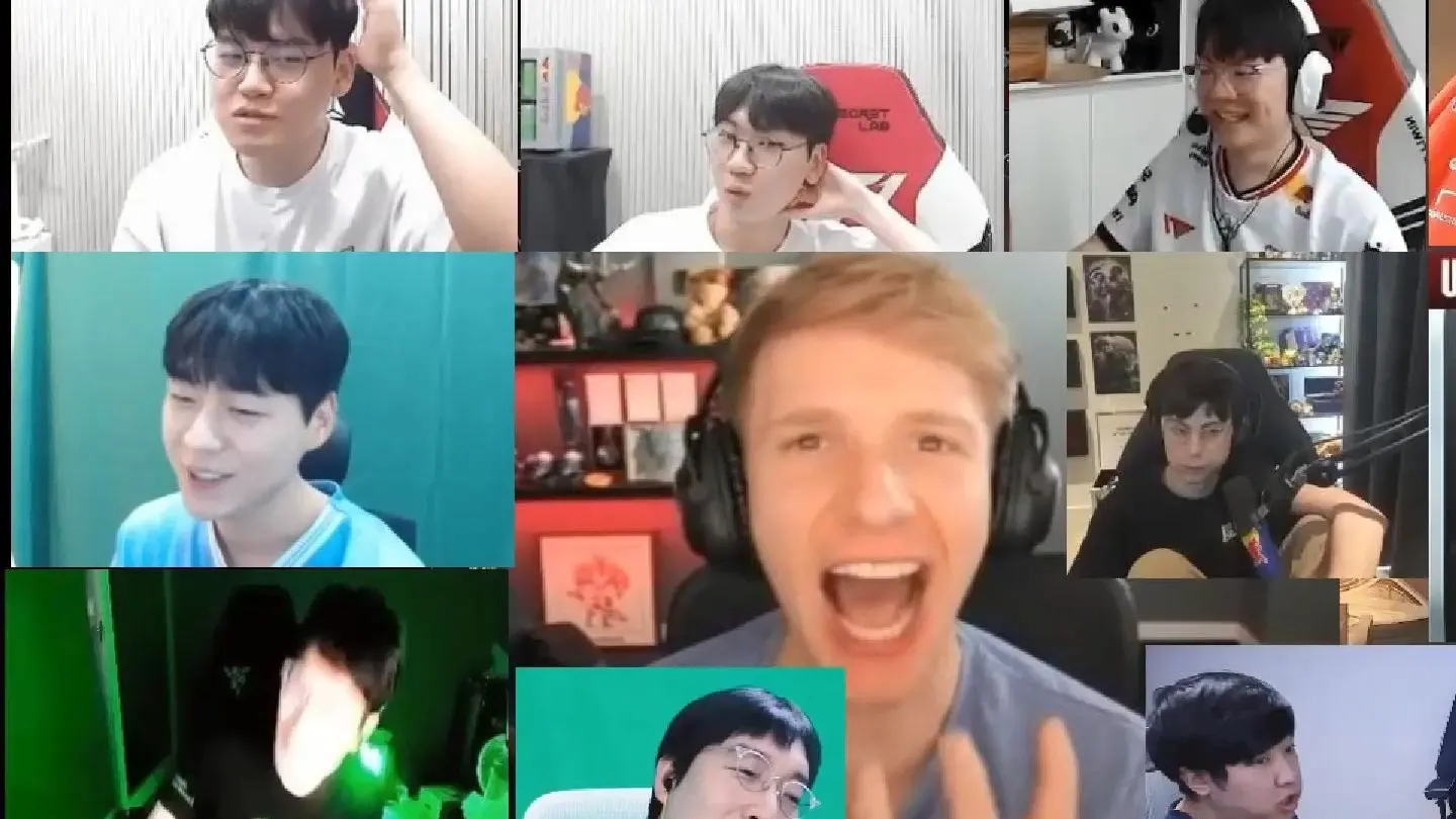 [中字] T1选手、LCK解说、主播们对Faker续约4年的反应_哔哩哔哩bilibili_英雄联盟