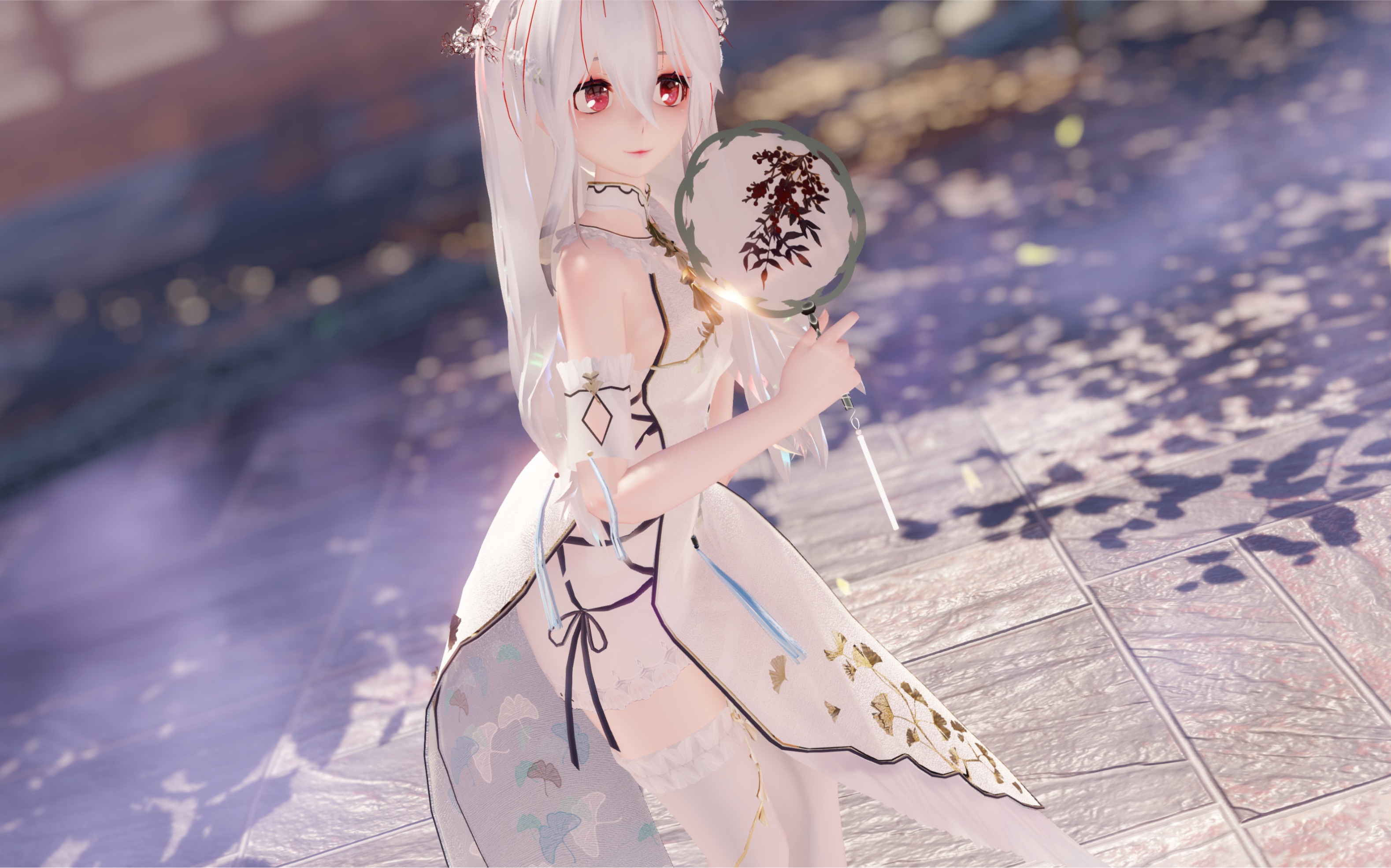 【4K120FPS/弱音MMD】云涛紫烟翻涌苍穹 ，是她遗恨相思愁——杏辞弱音-广寒宫 - 视频下载 Video Downloader