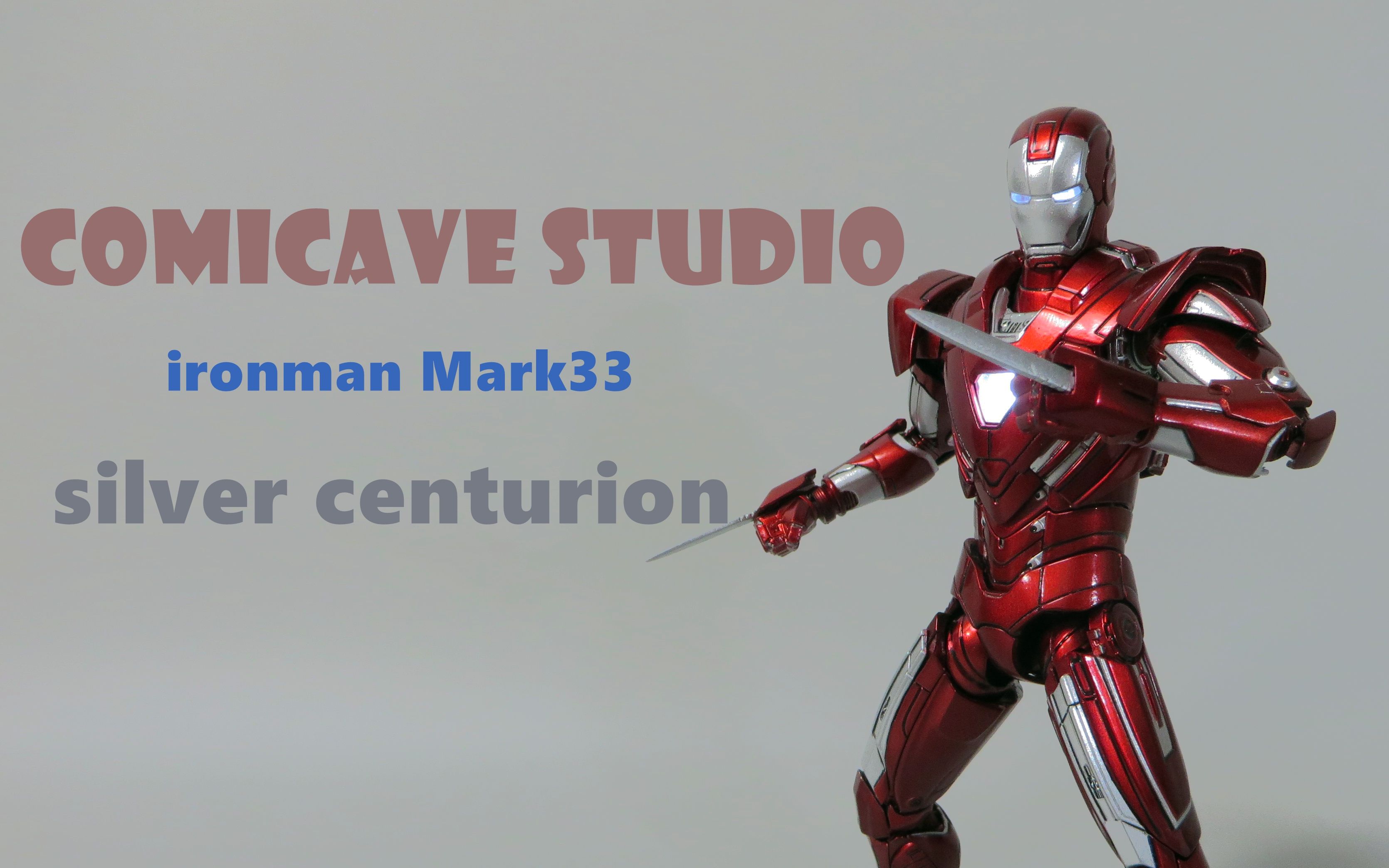 【93评测】comicave studio 钢铁侠 mk33 银色百夫长_哔哩哔哩_bilibili