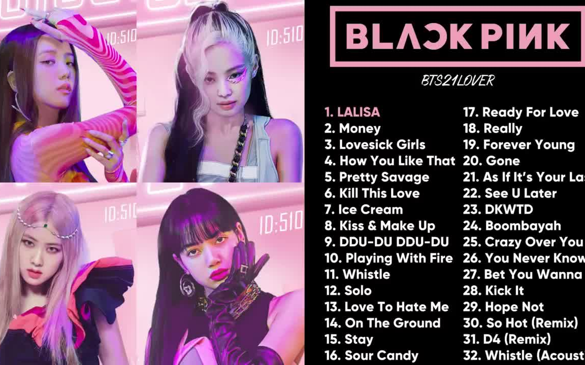 Black Pink FULL ALBUM PLAYLIST 2021 BEST SONGS_哔哩哔哩_bilibili