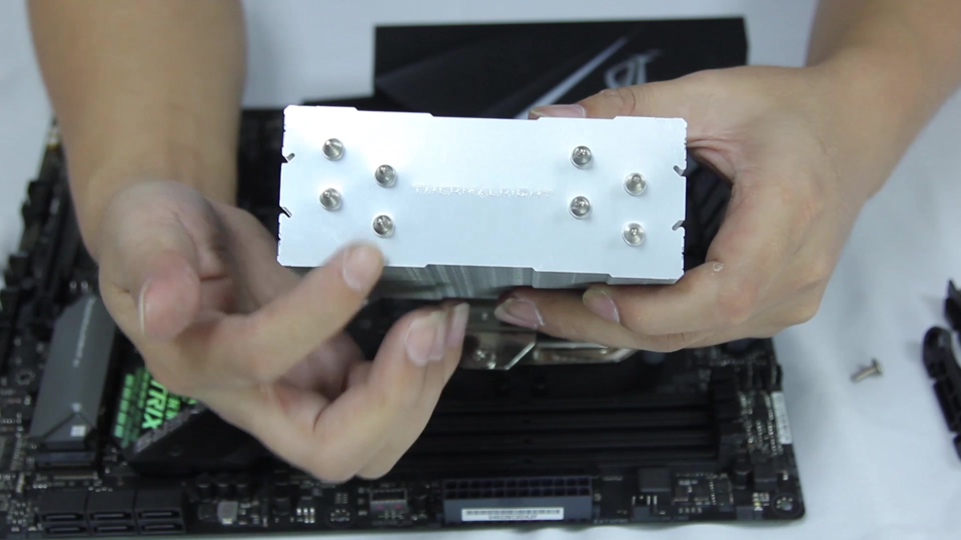 利民Thermalright AS120/AS120PLUS 刺灵安装教程 115x/am4_哔哩哔哩_bilibili