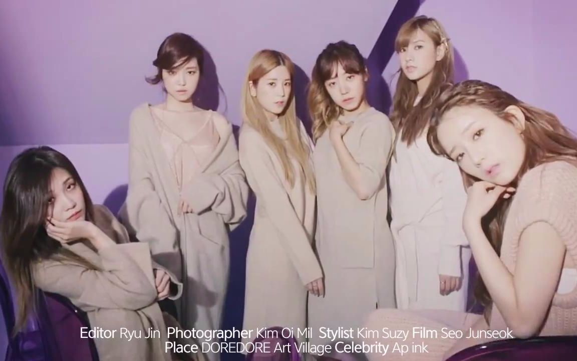 【Apink】一个略微诡异而又带感的画报拍摄花絮 @CosmopolitanKorea_哔哩哔哩_bilibili