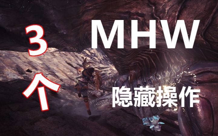 【MHW】你绝对不知道的3个狩猎技巧_哔哩哔哩_bilibili