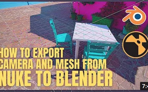 Nuke_Blender-如何Nuke追踪，再把摄像机等导入Blender - 视频下载 Video Downloader