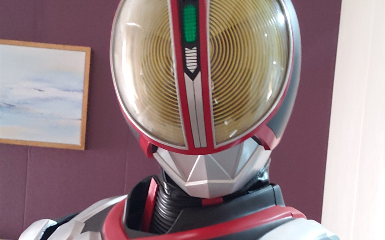 开箱 假面骑士 FAIZ 555 皮套 奥之家 头盔内的视野_哔哩哔哩_bilibili