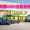 海狮05EV选购指南！什么颜色好看？什么配置划算？买车必看！_哔哩哔哩_bilibili
