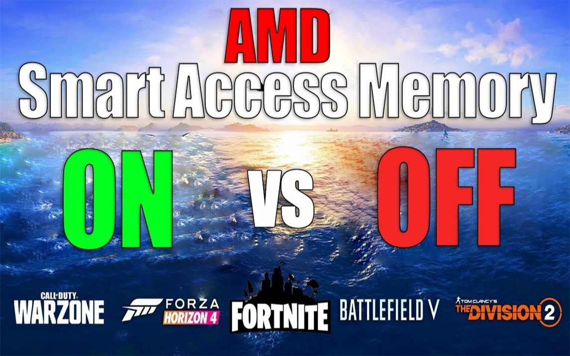 AMD Smart Access Memory 关闭 vs 开启 游戏性能测试对比（1440P分辨率） RX 6800XT + i9 ...