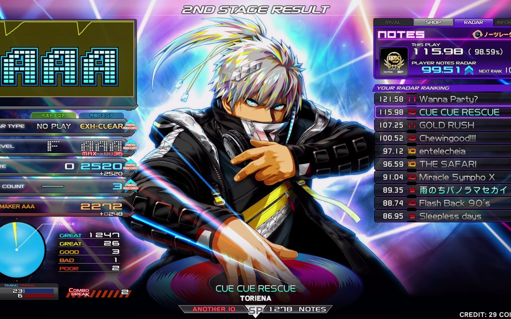 Beatmania IIDX 30 RESIDENT CUE CUE RESCUE_哔哩哔哩bilibili