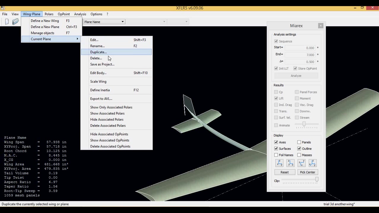 XFLR5飞机设计基础教程_哔哩哔哩_bilibili