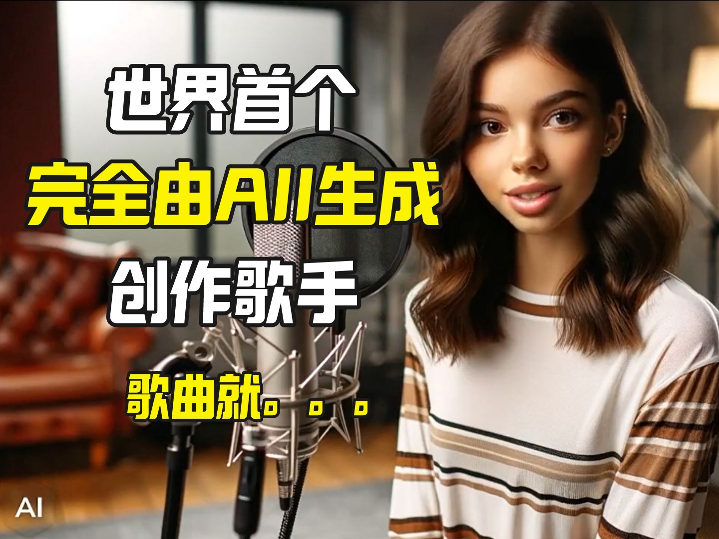 世界首个AI创作型歌手到来！外网对新歌不买账-油管吃瓜群众茶话会-油管吃瓜群众茶话会-哔哩哔哩视频
