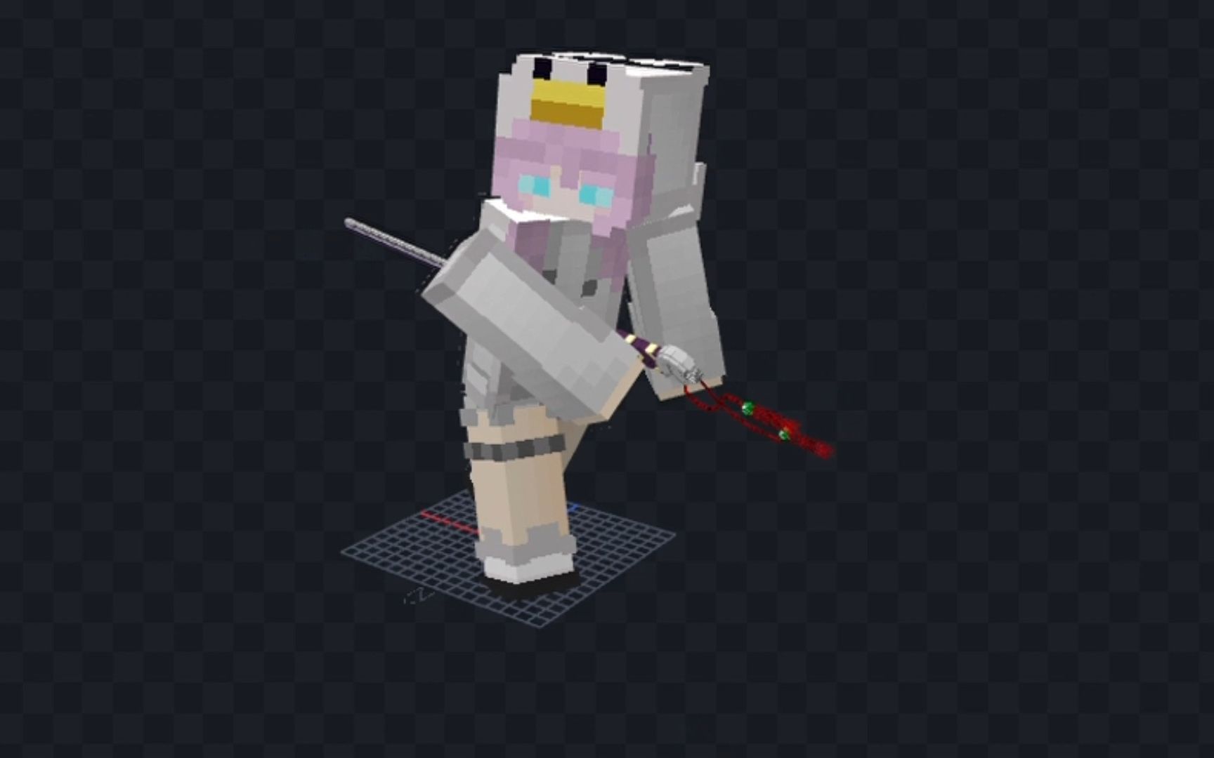 [blockbench]★八叶一刀，无仞之剑★ MC武器建模“十二系列”第五期 - 视频下载 Video Downloader