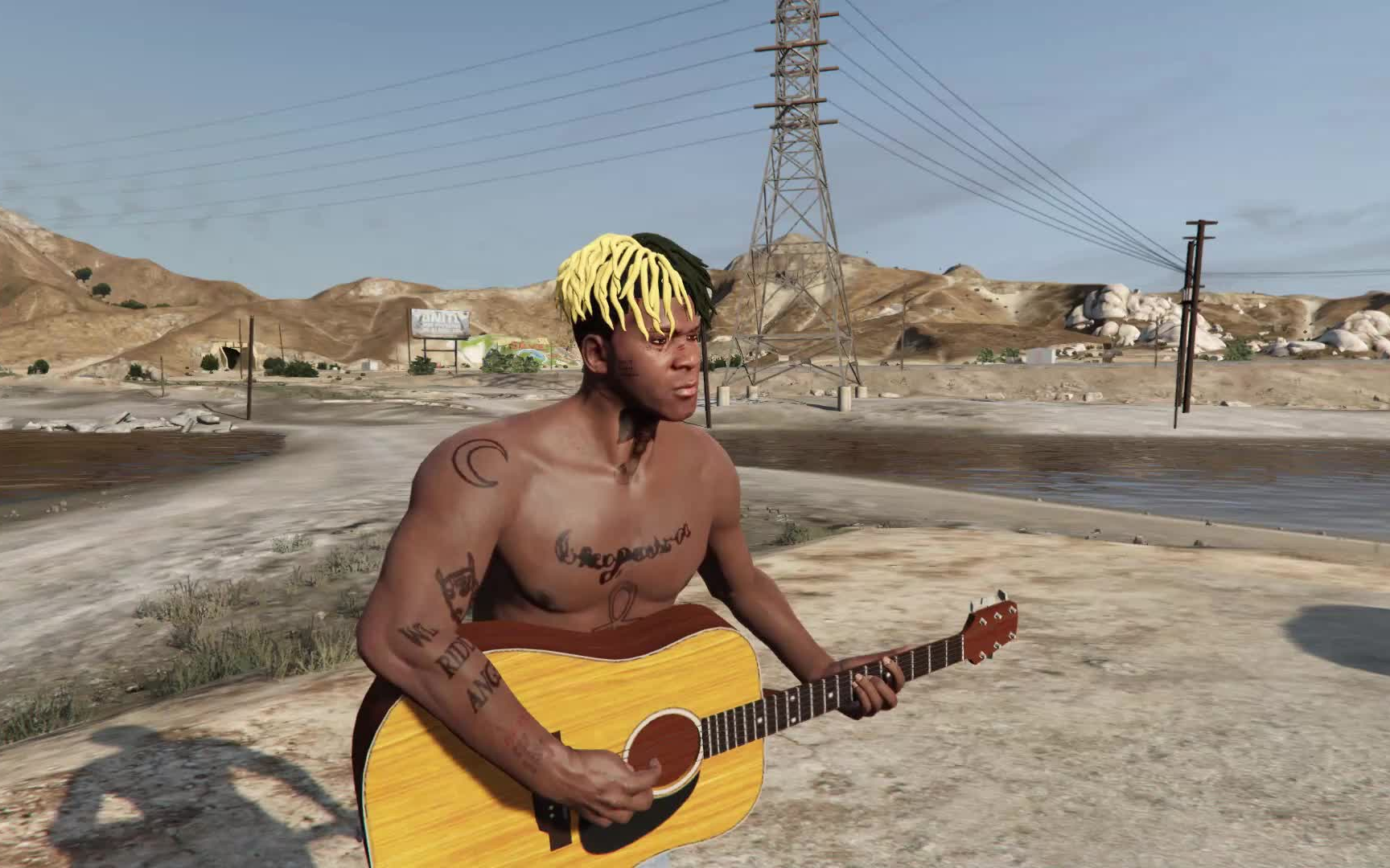 【GTA5人物MOD】XXXtentacion....._哔哩哔哩 (゜-゜)つロ 干杯~-bilibili