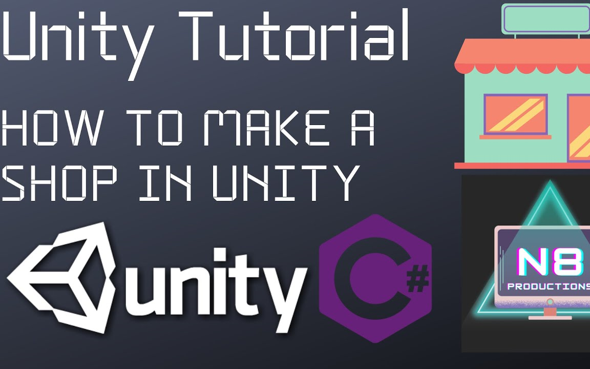 [Unity教程][商店系统]How to make a shop in Unity in 7 minutes_哔哩哔哩_bilibili