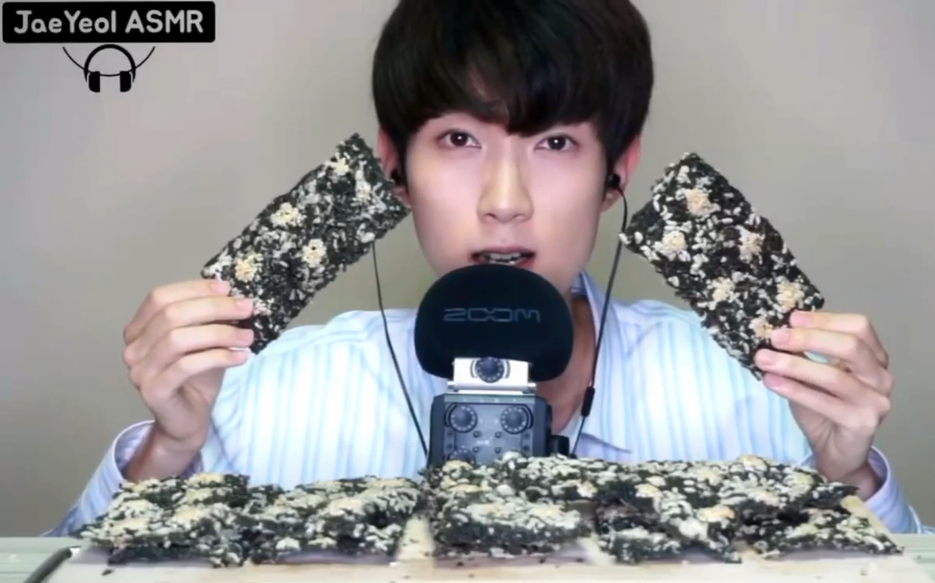 【JaeYeol ASMR】紫菜小哥上线（无人声）_哔哩哔哩_bilibili