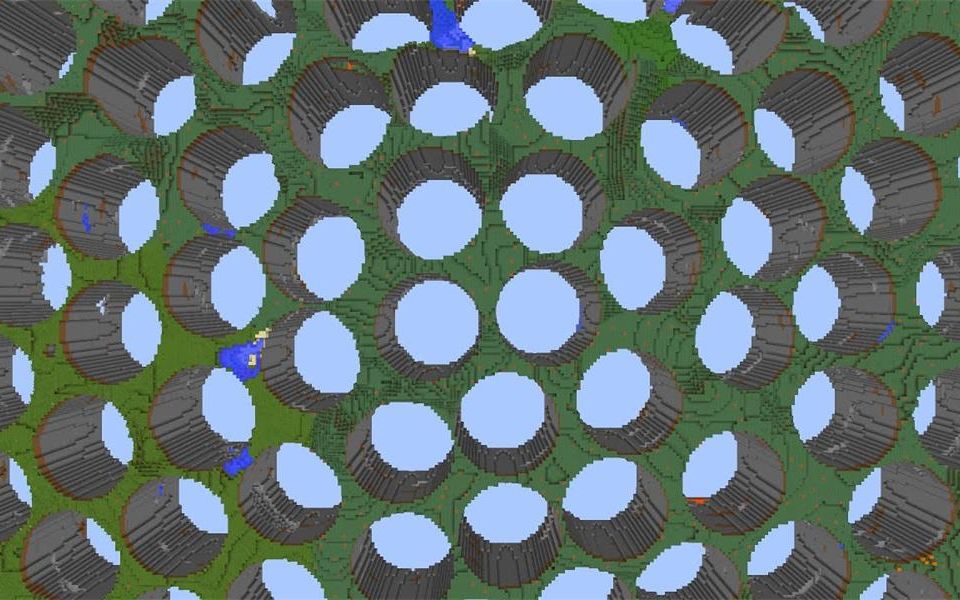 TapL】当MineCraft UHC地图上到处都是洞_哔哩哔哩_bilibili