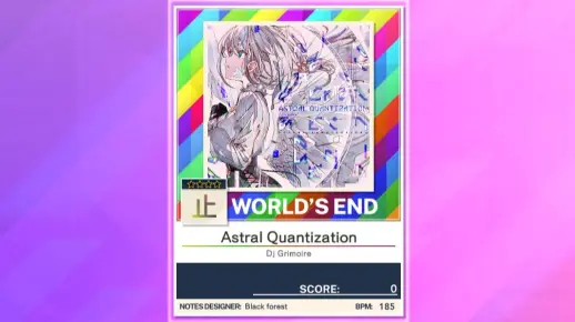 [UMIGURI/CHUNITHM自制] Astral Quantization [WORLD'S END] [止] ☆☆☆☆_游戏热门视频
