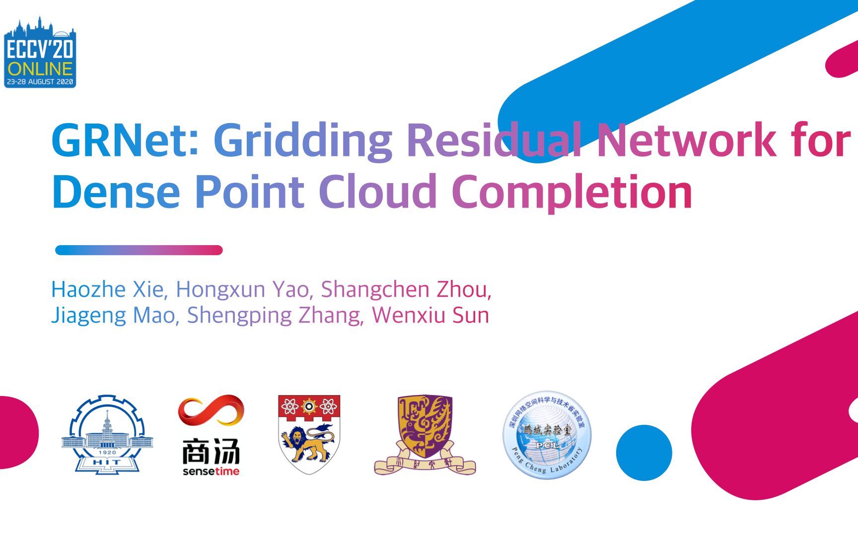 GRNet: Gridding Residual Network for Dense Point Cloud Completion_哔哩哔哩 ...