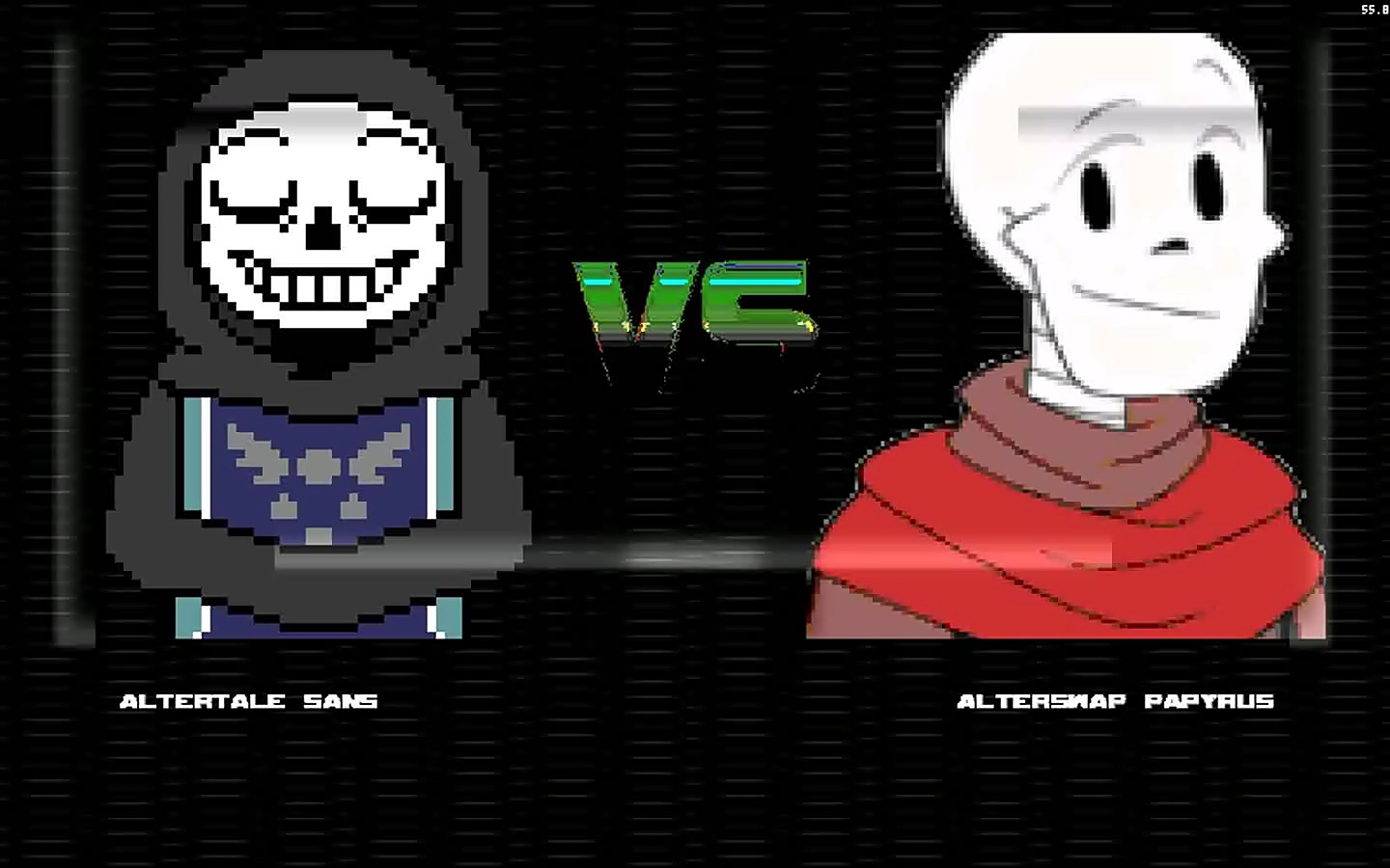 【MUGEN】Altertale Sans VS Alterswap Papyrus_哔哩哔哩 (゜-゜)つロ 干杯~-bilibili