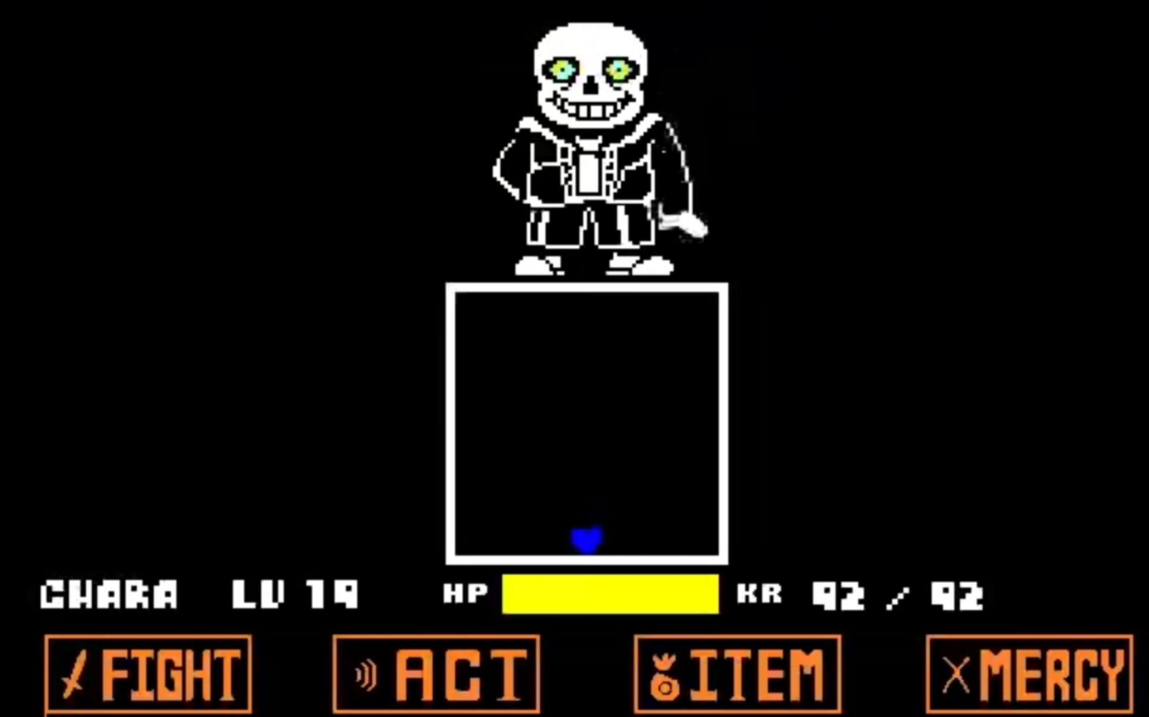 [THC!Undertale Hard Mode]全站第二！极难SANS战打到第二阶段第二回合！！！_哔哩哔哩_bilibili