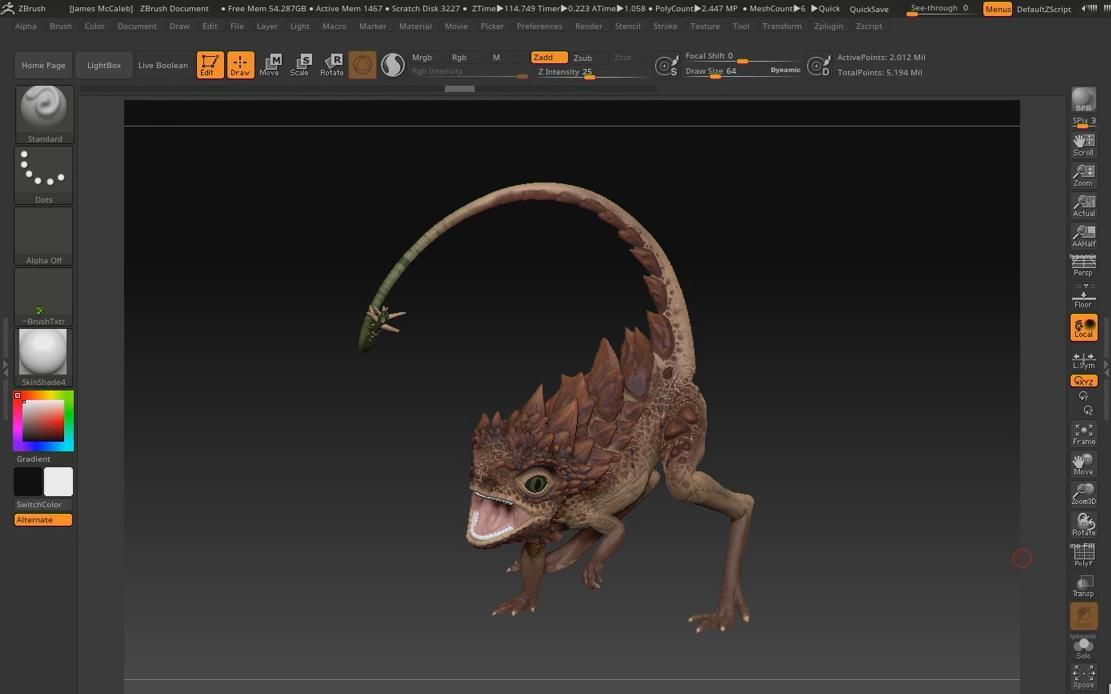 【ZBrush】ZBrush 2020 基本核心训练教程(中英双字)_哔哩哔哩_bilibili
