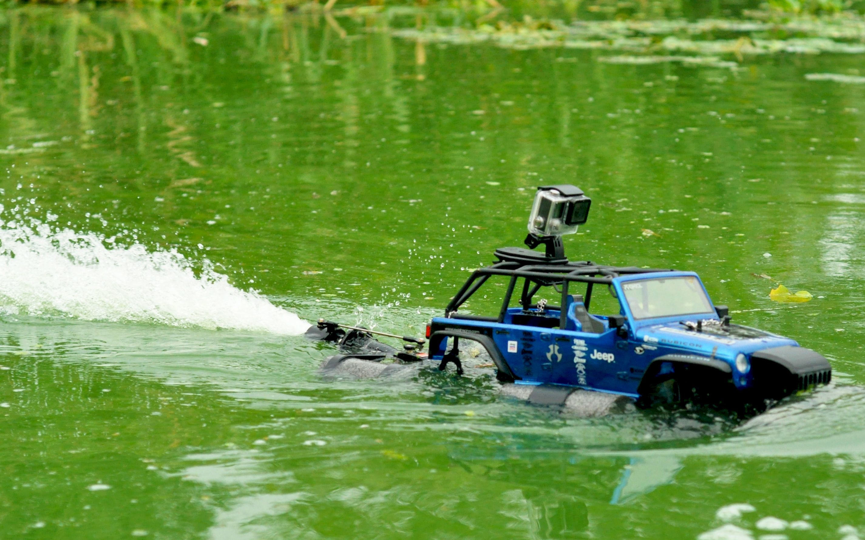 水陆两栖载具 RC Hovervan 水中攀爬车_哔哩哔哩_bilibili