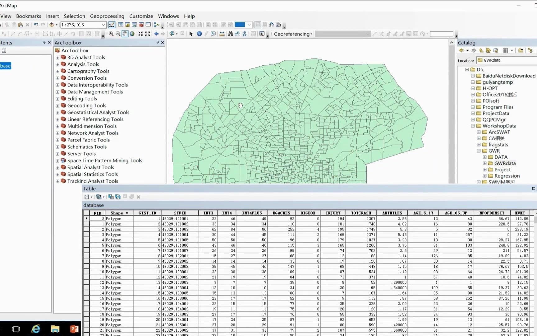 GIS高级进阶版-地理加权回归分析GWR_哔哩哔哩_bilibili