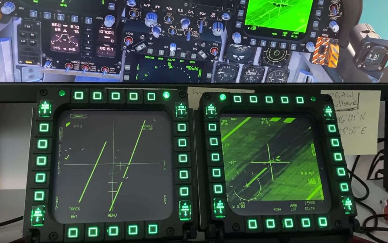 转载 Samurai 1-1 Review 英国评测 CUBESIM MFD显示器 DCS WORLD&BMS_哔哩哔哩_bilibili