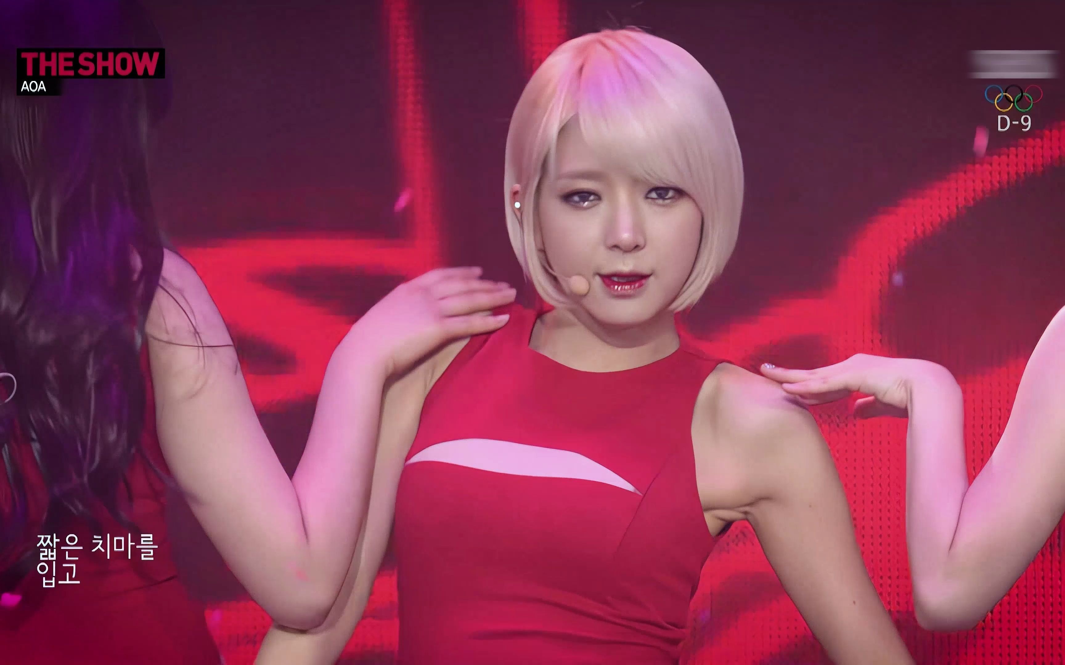 【4K LIVE】AOA - Miniskirt (140128 The Show)_哔哩哔哩_bilibili