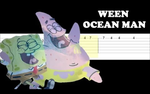 【转载】用吉他演奏Ocean man_哔哩哔哩_bilibili