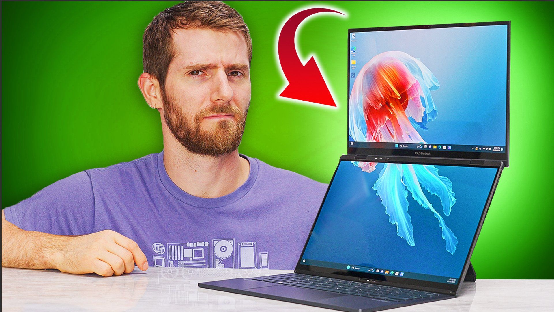 【官方双语】有趣有趣 - 华硕新ZenBook Duo(赞助)#linus谈科技-LinusTechTips-LinusTechTips-哔哩哔哩视频
