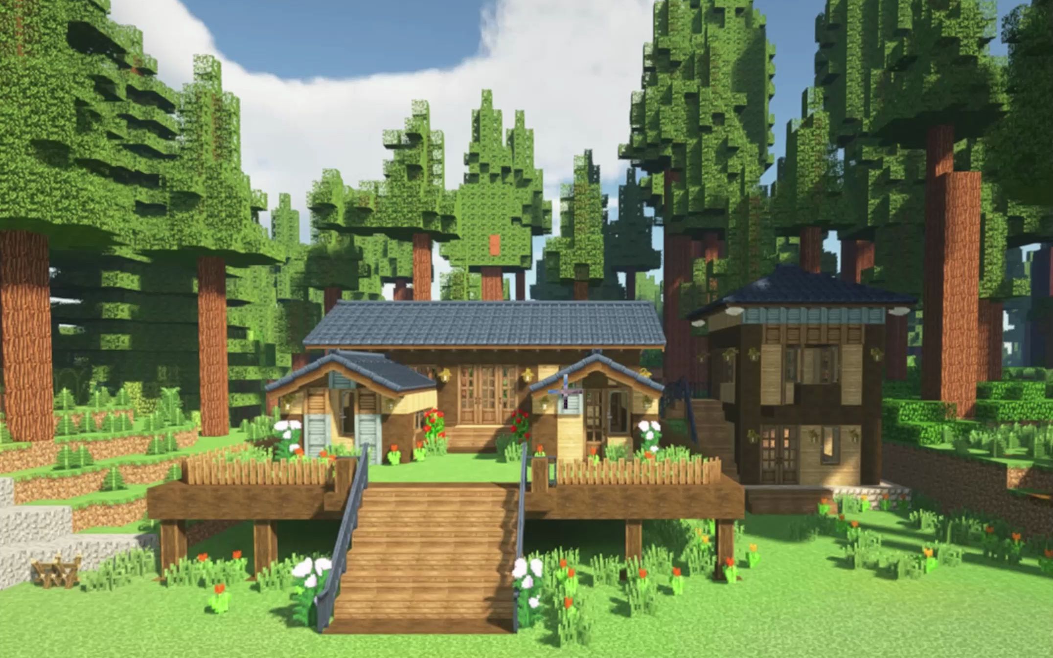 【Minecraft】一栋小屋_哔哩哔哩bilibili_我的世界_实况