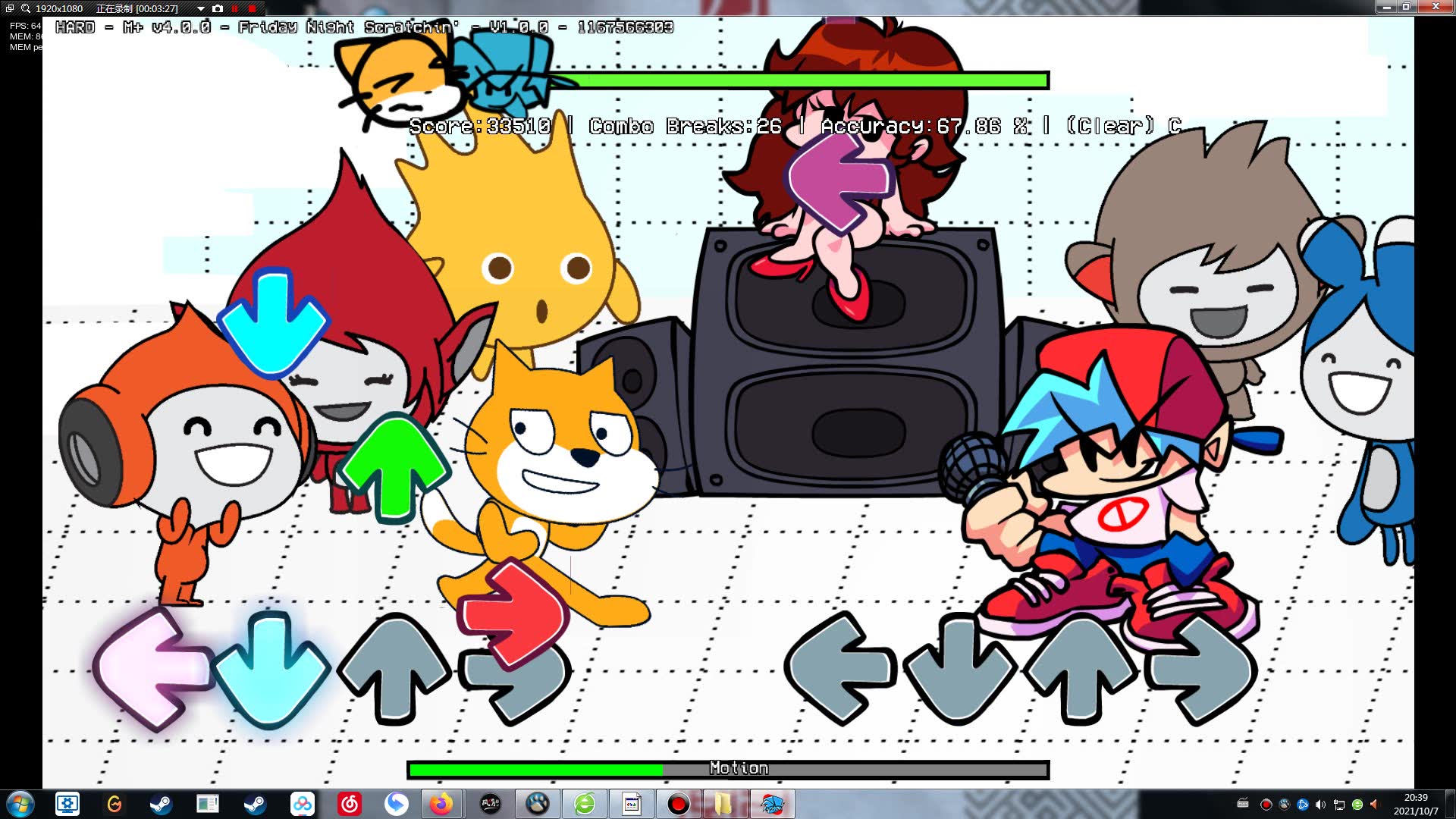 fnf vs scratching 全曲目困难模式通关_哔哩哔哩bilibili