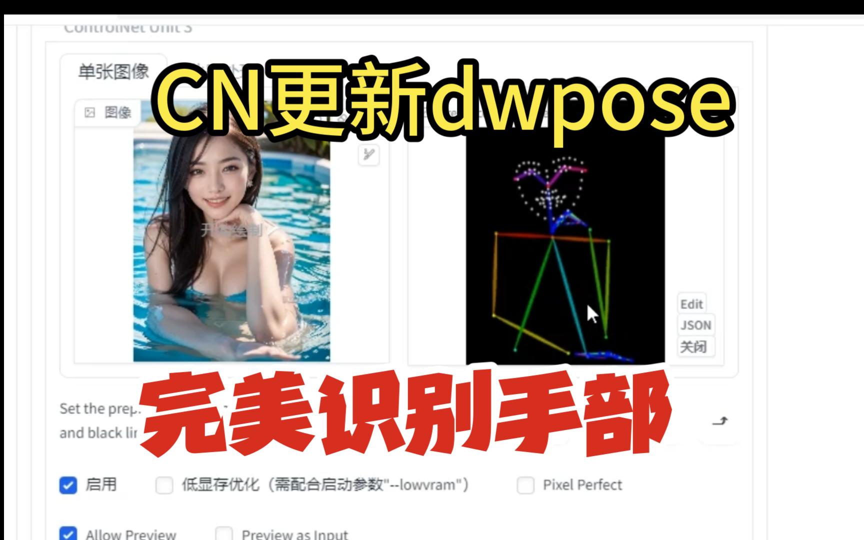 完美解决手部识别,controlnet更新dw openpose - 视频下载 Video Downloader