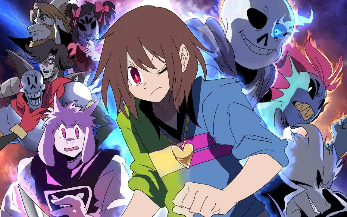 【UT六周年】The Choice - UNDERTALE 日漫风动画合集+彩蛋 - 哔哩哔哩