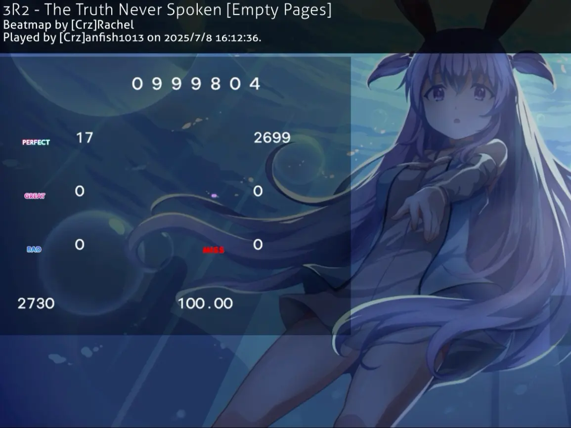 [OM] The Truth Never Spoken[Empty Pages] SS 999,804 17pf_哔哩哔哩bilibili