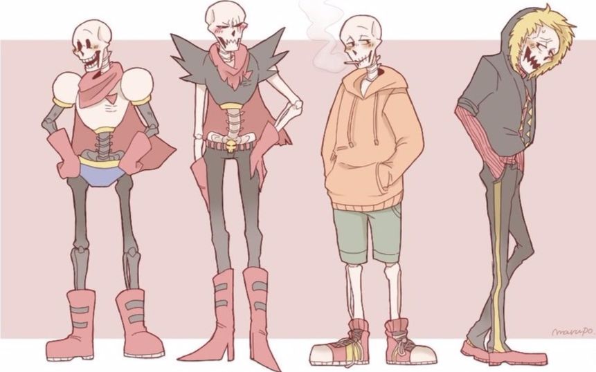 【undertale AU】问各个AU的papyrus“节操”_哔哩哔哩_bilibili
