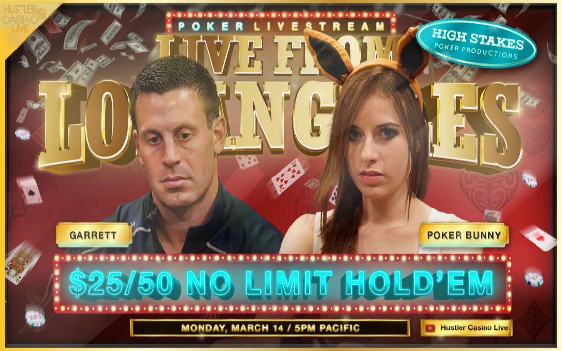 【Hustler 高额扑克】GARRETT ADELSTEIN & POKER BUNNY_哔哩哔哩bilibili